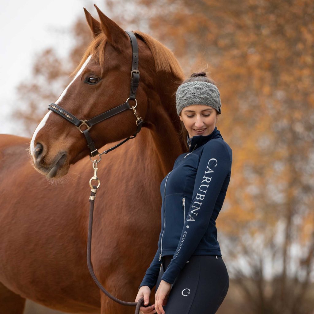 CAPORTO Funktionsjacke - Sportliche Zipjacke mit hohem Stehkragen